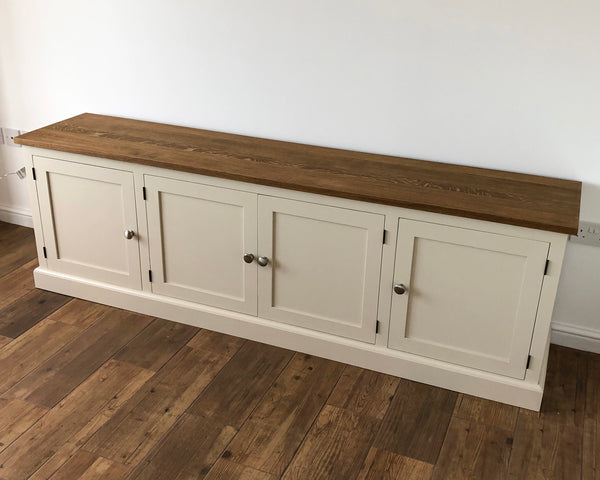 Traditional Shaker TV Cabinet – Ely Farmhouse Furniture